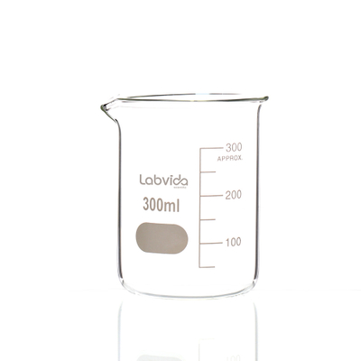 Labvida 12pcs of Griffin Low Form Glass Beakers, Vol.300ml, 3.3 ...